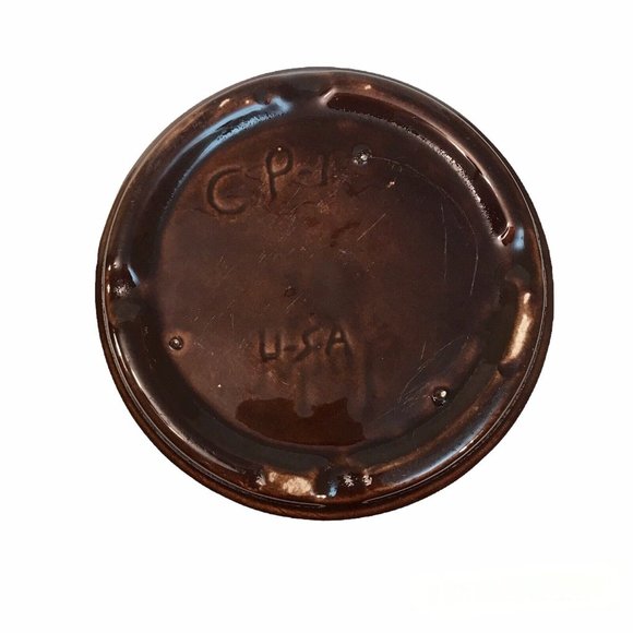 Cookson Pottery | Accents | Cookson Cp Usa Pottery Brown Drip Glaze ...